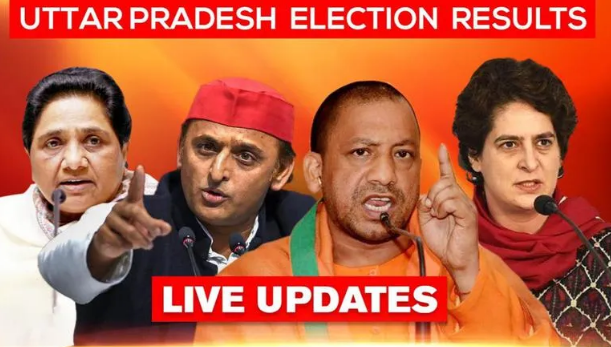 UP ELECTION LIVE UPDATES : Historic victory of BJP, AAP ahead in